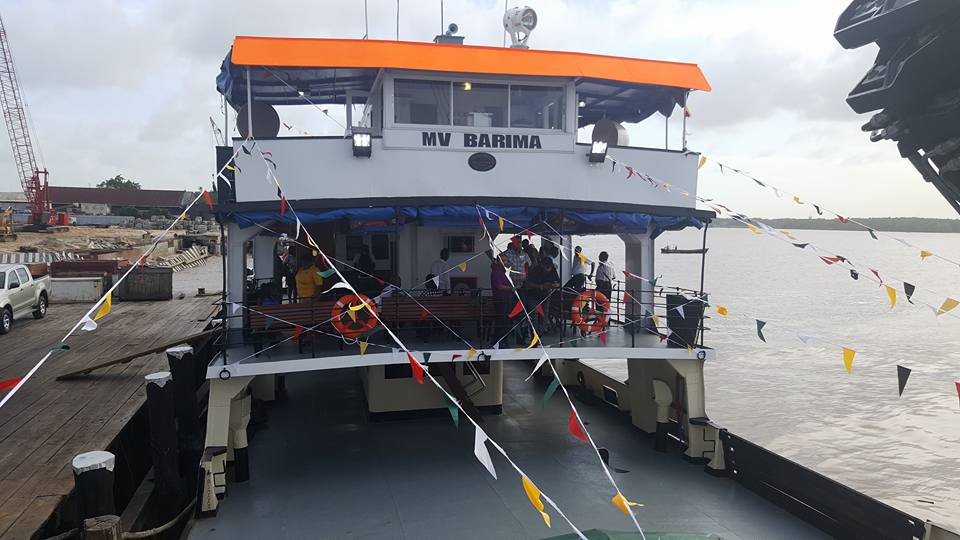 MV Barima back in commission; boasting new seating, TVs & crane load ...