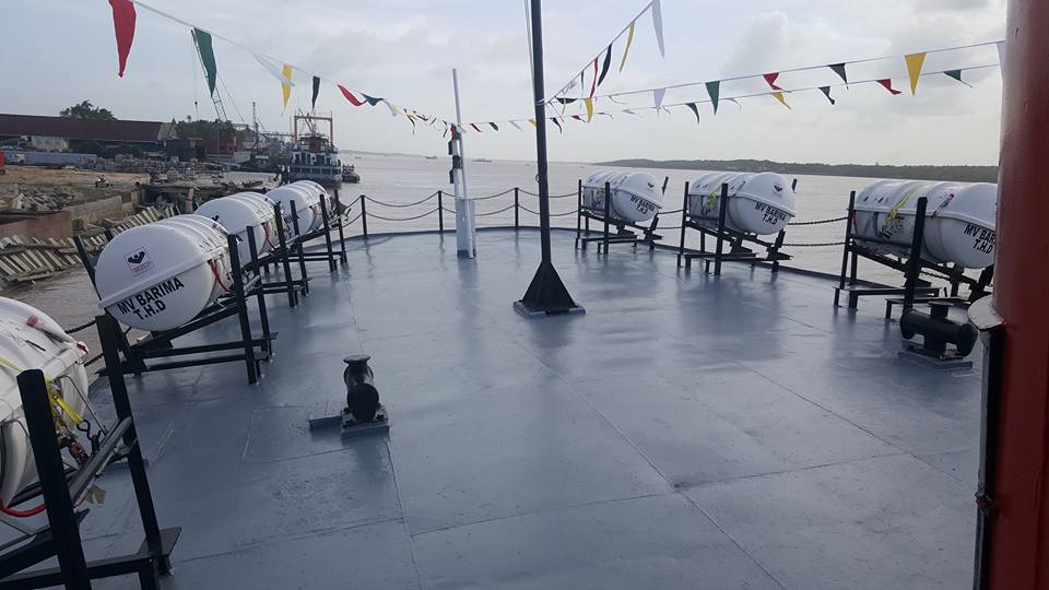 MV Barima back in commission; boasting new seating, TVs & crane load ...