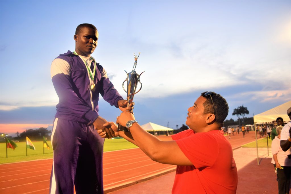 ‘Nationals’ Javelin record holder Shen Fung gives back - News Room Guyana