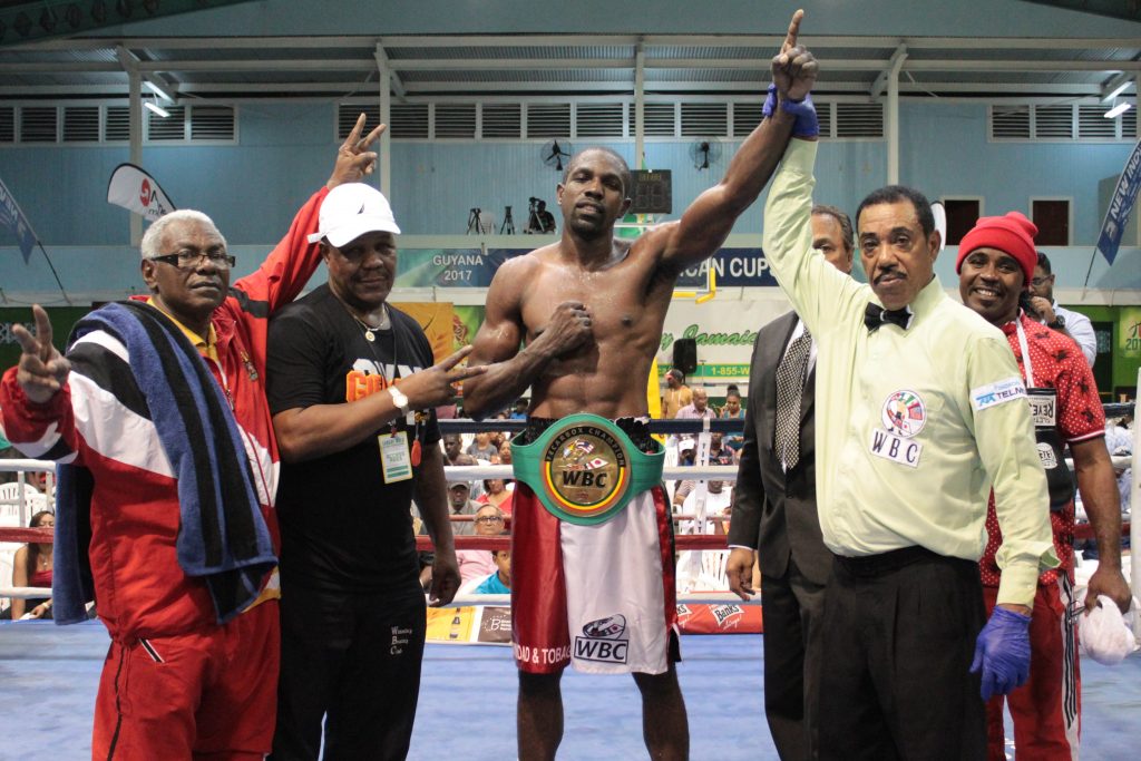 Lawrence takes belt after stunning knockdown of Corbin - News Room Guyana