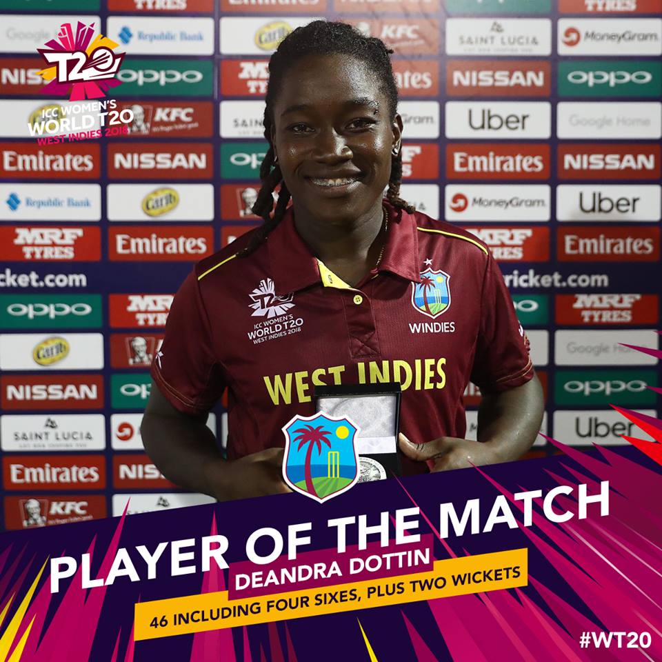 WWT20: Dottin stars as West Indies seal last-over win - News Room Guyana