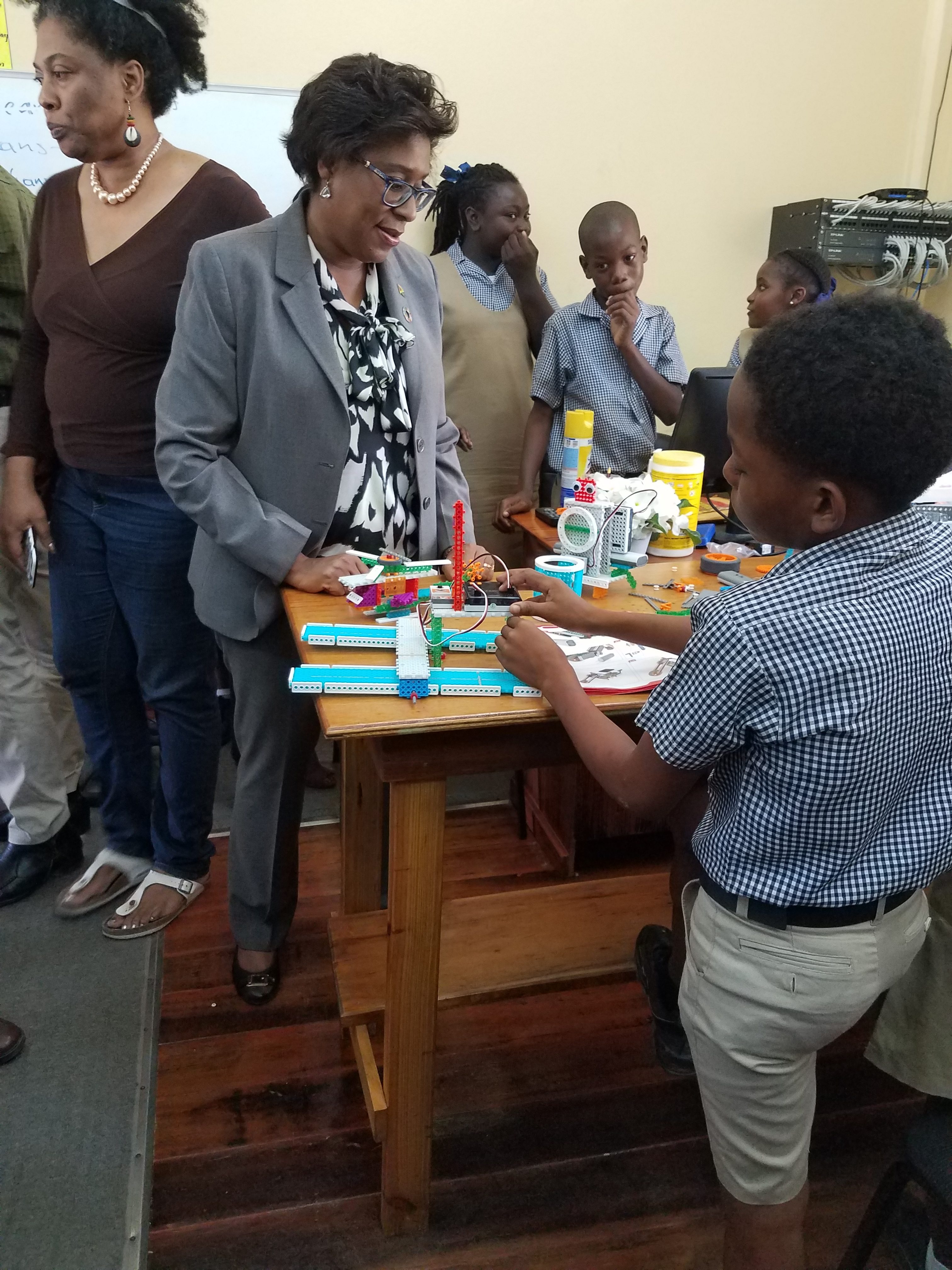 St. Pius Primary receives Robotic Kits - News Room Guyana