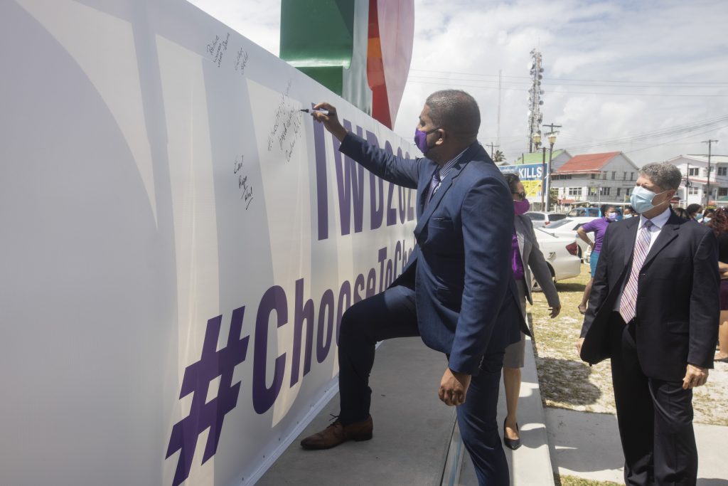 GBTI urges ‘gender balanced Guyana’ at IWD 2021 pledge ceremony – News ...