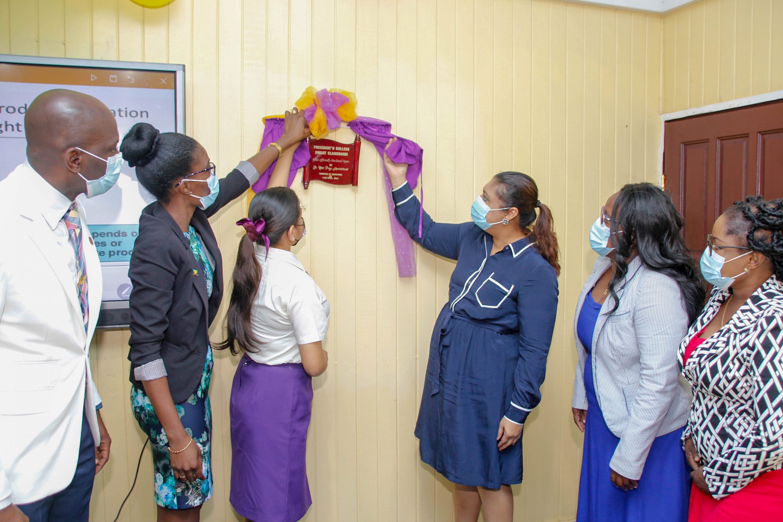 Smart classroom commissioned at President's College - News Room Guyana