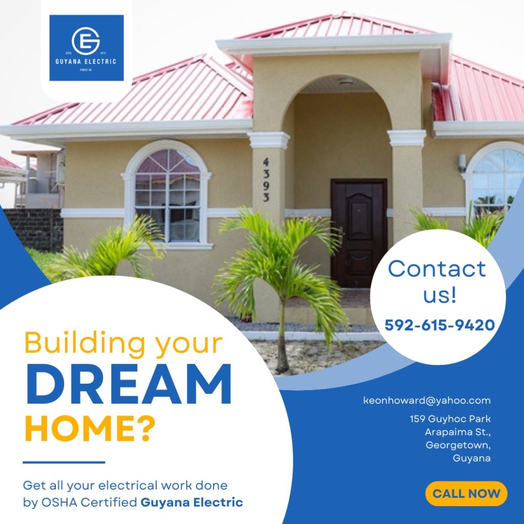‘Be wise’ – Guyana Electric encourages homeowners, businesses to use licensed electricians ...