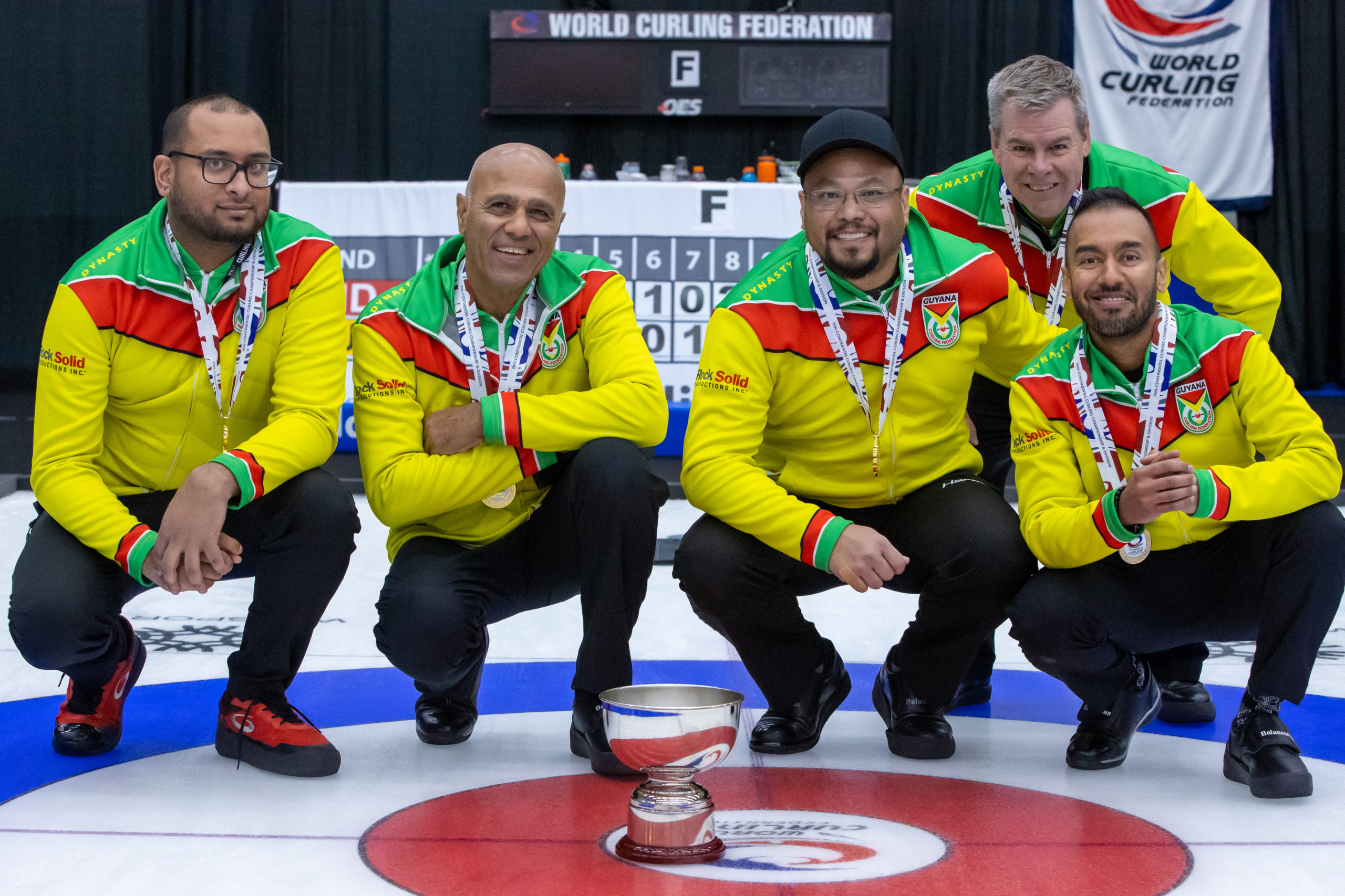 Guyana wins gold at Pan Continental Curling in Canada - News Room Guyana