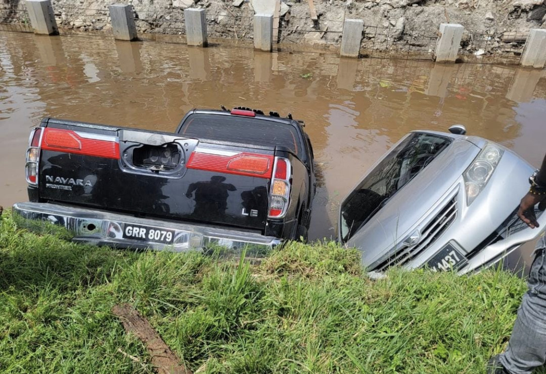 ‘Dizzy’ driver rushed to hospital after losing control of company’s ...