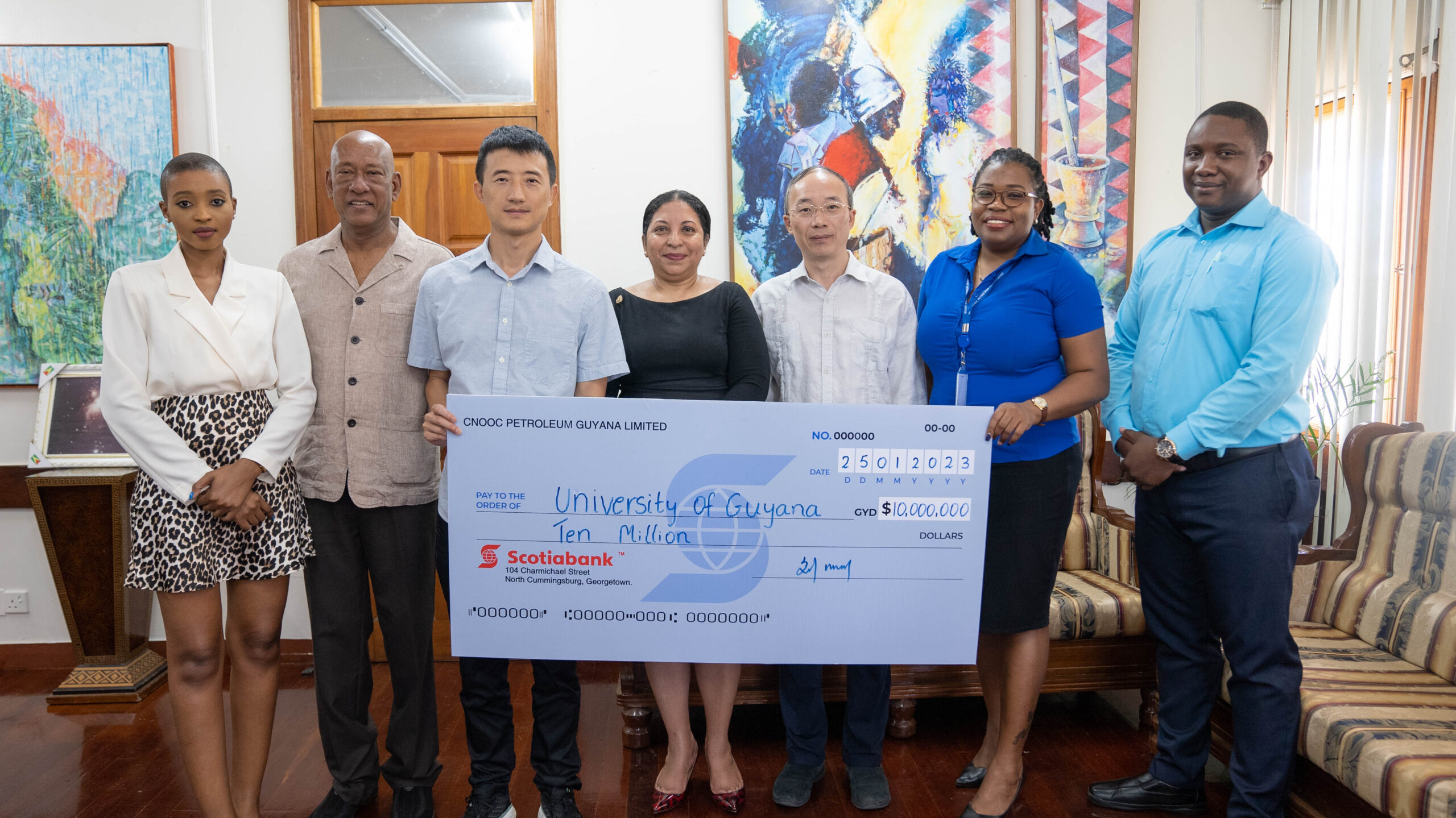 CNOOC Petroleum Guyana launches $10M UG Scholarship Fund for Indigenous ...