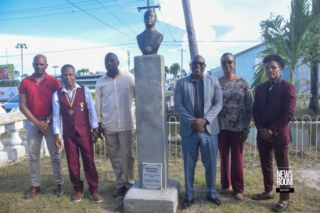 Bust unveiled in honour of Guyana’s lone Olympic medallist Michael ...