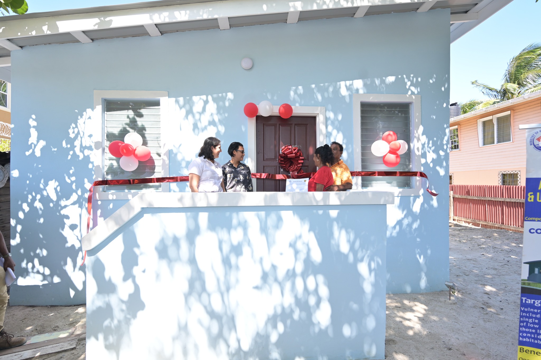 Four ECD families receive keys to new core homes - News Room Guyana