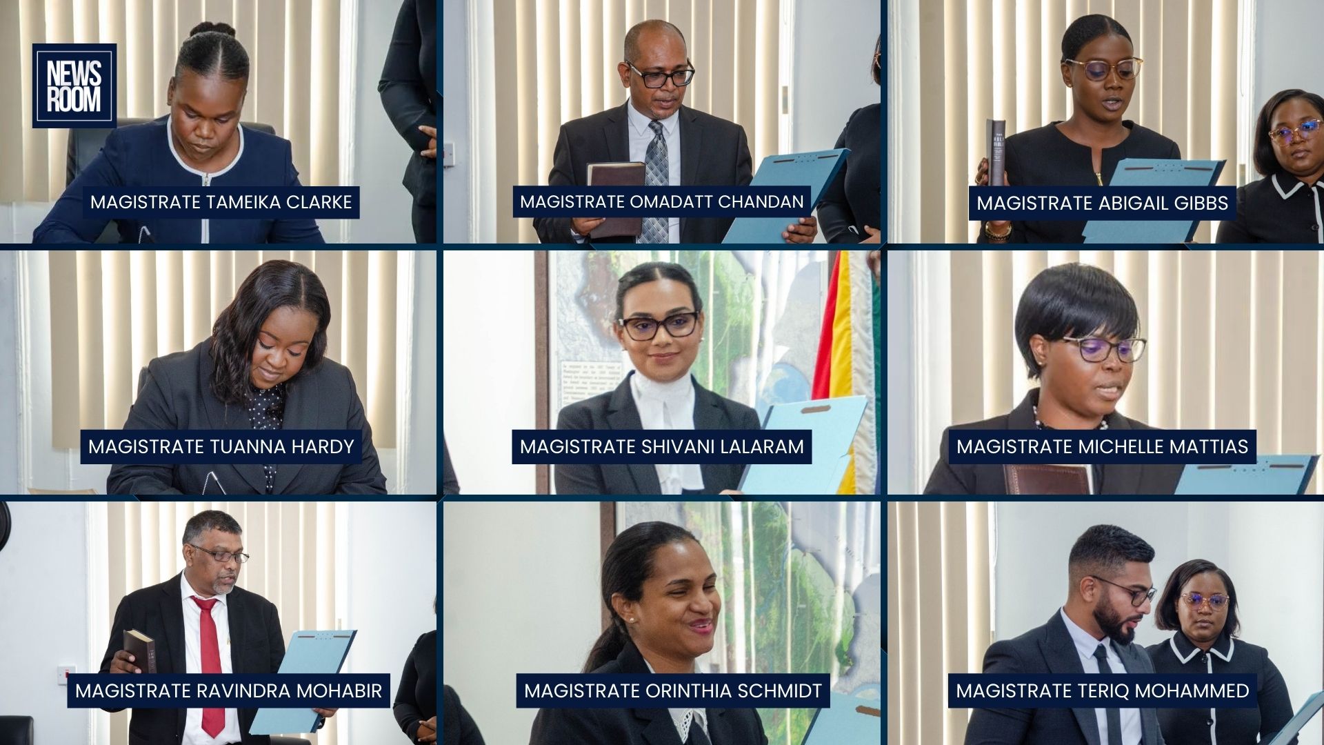 Nine new Magistrates sworn in - News Room Guyana
