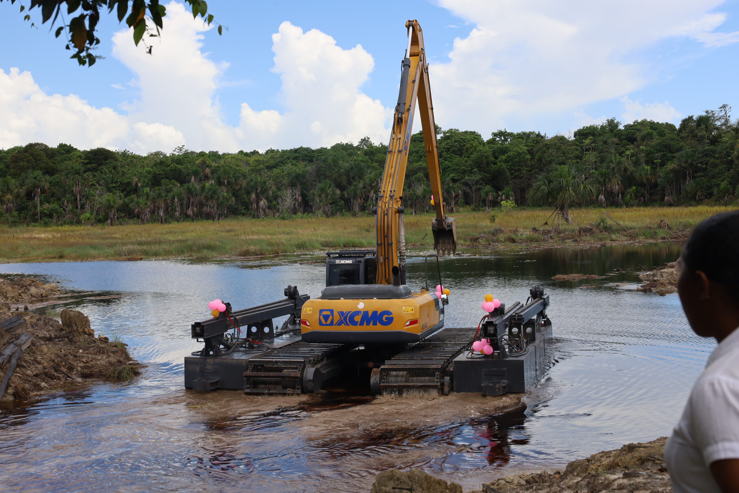 Tapakuma gets $110M amphibious excavator - News Room Guyana