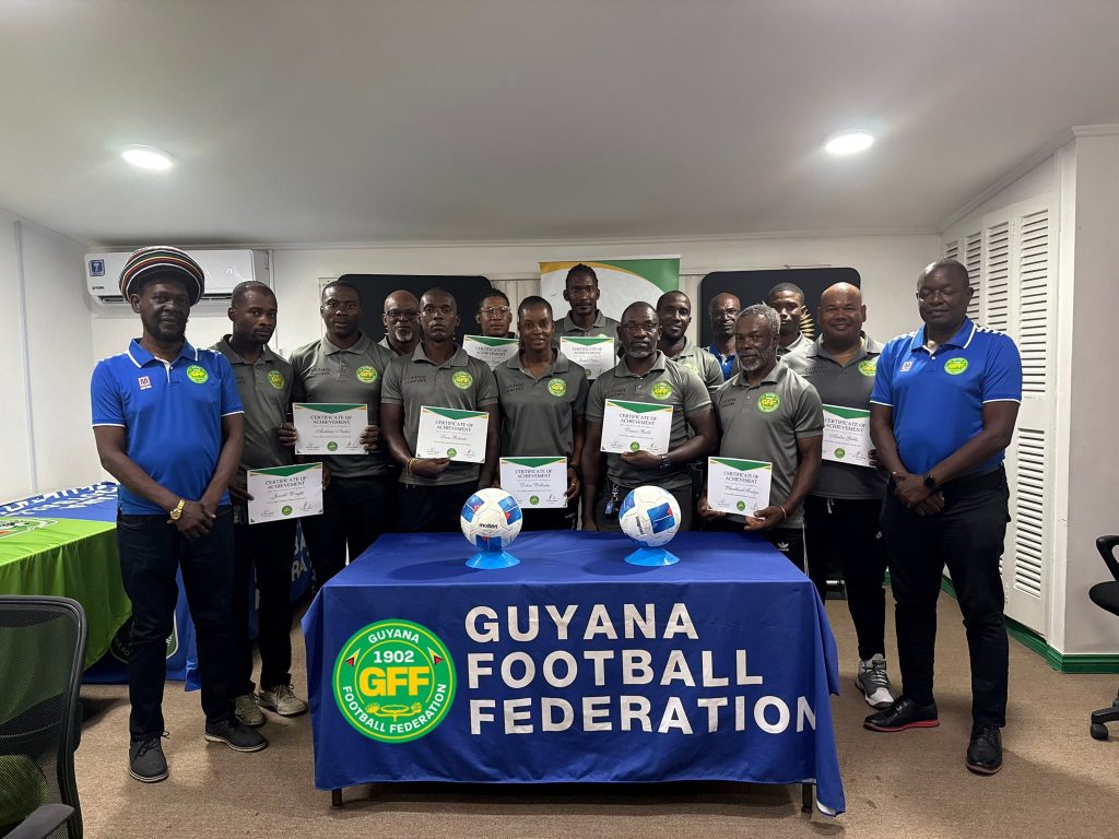 12 complete CONCACAF C License Coaching Programme - News Room Guyana