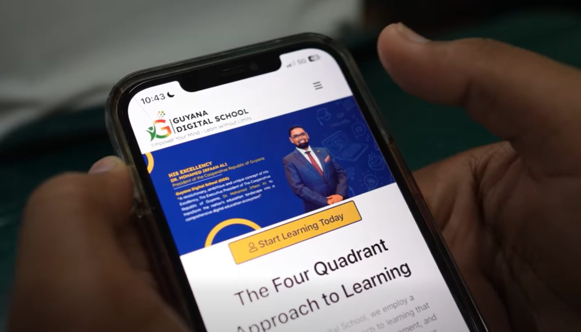 Historic! Guyana Digital School launched, marking largest online learning initiative - News Room ...